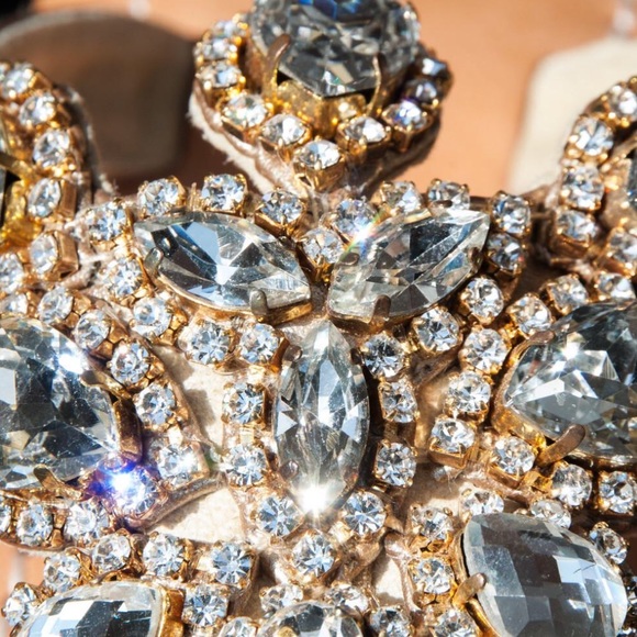 pasha | Shoes | Pasha Mystique Jeweled Wedge Sandals 9 | Poshmark